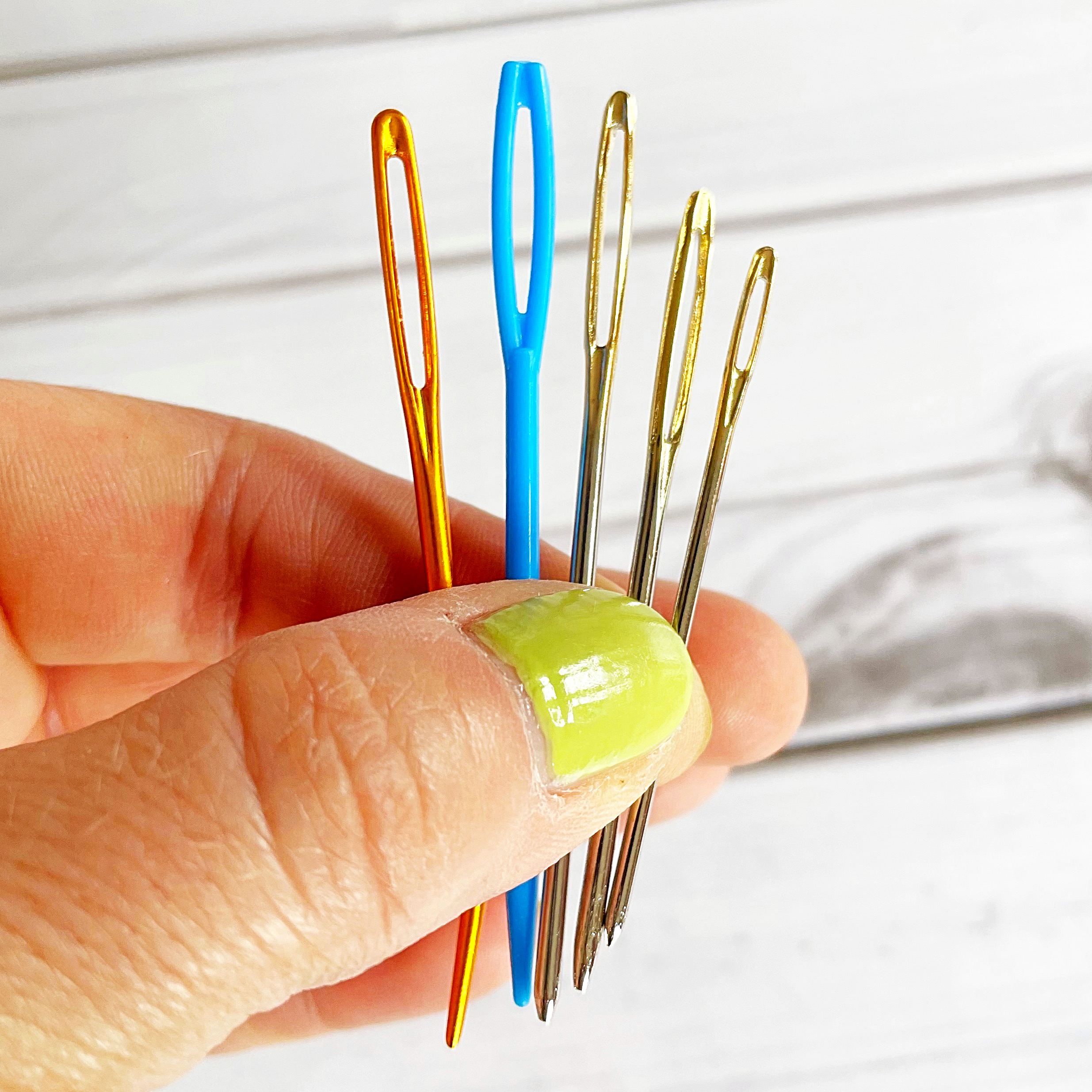 Sewing In Darning Needles